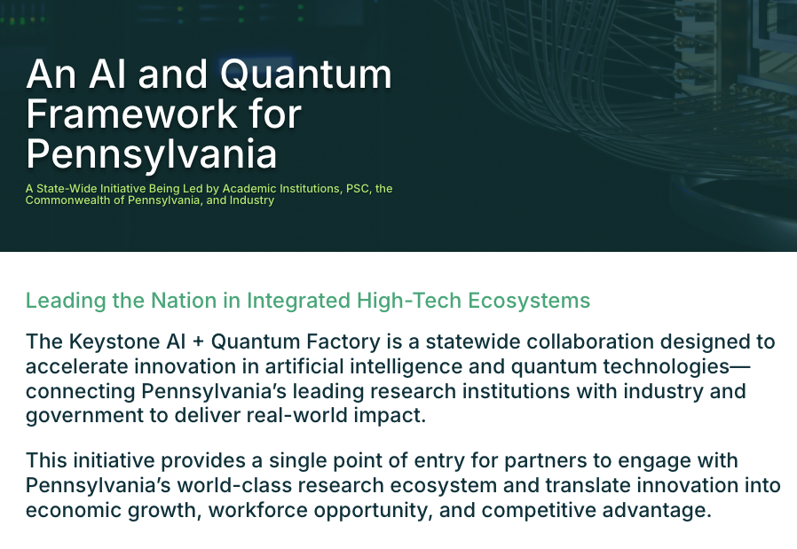 Keystone AI + Quantum Factory - Team PA Foundation